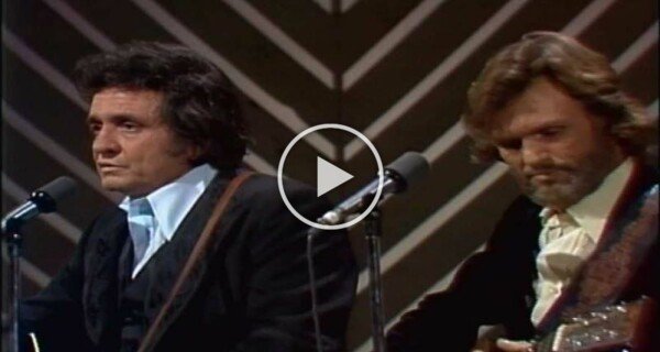 Kris Kristofferson & Johnny -Cash Sunday Morning Coming Down